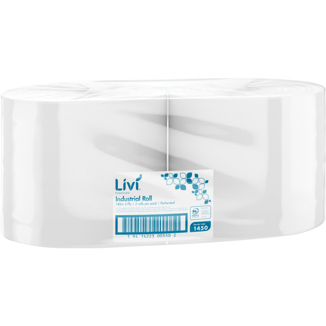 Livi Essentials Industrial Roll 4 Ply 140m » Livi New Zealand