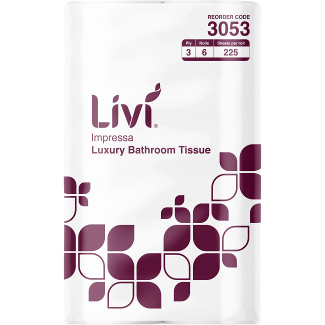Livi Impressa Multipack Bathroom Tissue 3 Ply 225 Sheets 6 Pack » Livi ...