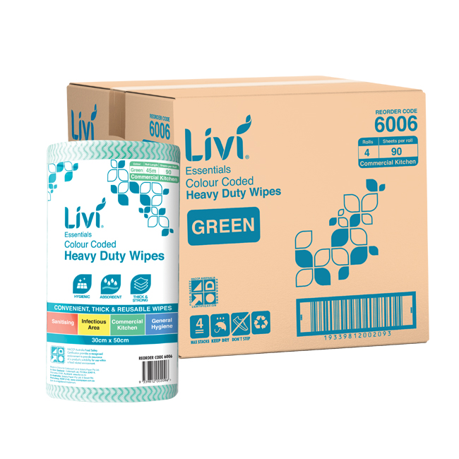 Livi Cloth Wipes Green 90 Sheets » Livi New Zealand
