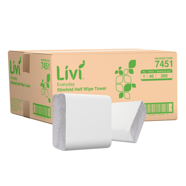 Livi Everyday Slimfold Half Wipe Towel » Livi New Zealand